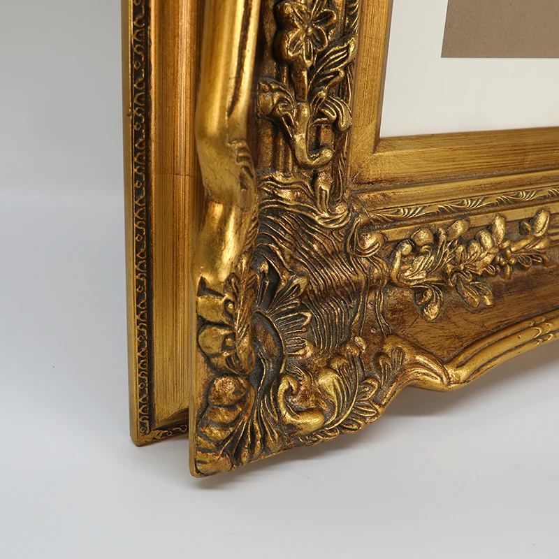 Antique Gold Baroque Style Painting Frame - 12x16 Inch