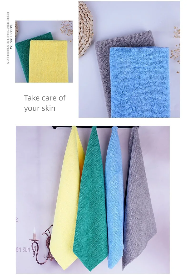 Custom Microfiber Kitchen Cleaning Cloth Customized Size 300gsm Eco ...