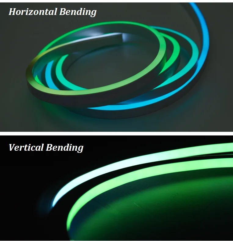 Dmx Controlled Pixel Addressable Led Led Neon Flex 180 Degrees Rgb Rgbw