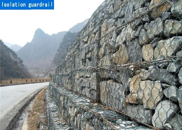 2x1x1m Hexagonal Wire Gabion Box for Retaining Wall & Embankment ...