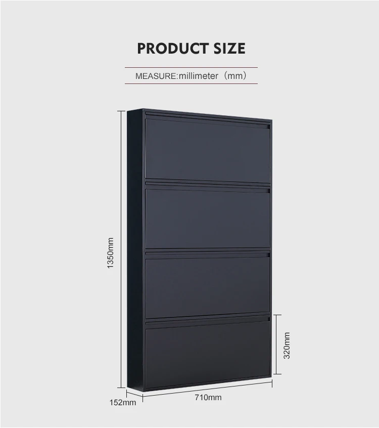 Modern Furniture - Steel Shoe Rack for Living Room