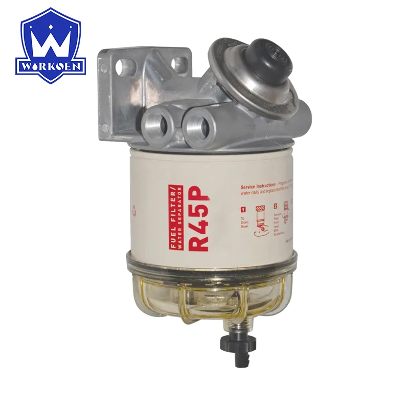 Fuel Water Separator Filter Assembly Diesel Fuel Filter With Pump R45p ...