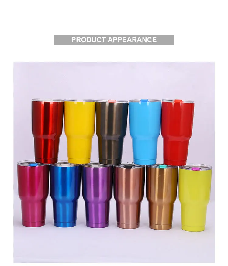 Double Wall 30oz Vacuum Tumbler Stainless Steel 304 Customizable Stanley Thermal Coffee Cups ...