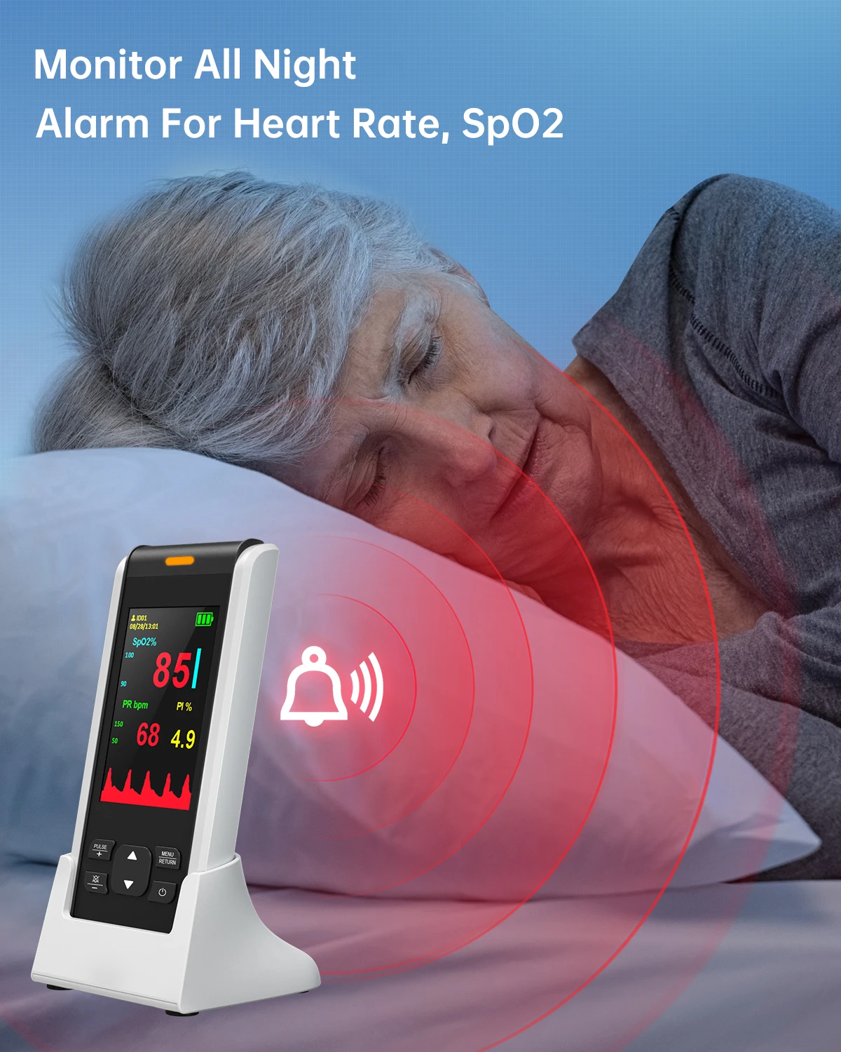 Blue Tooth Adult Pediactric Neonatal Oxi Meter Handheld Pulse With ...