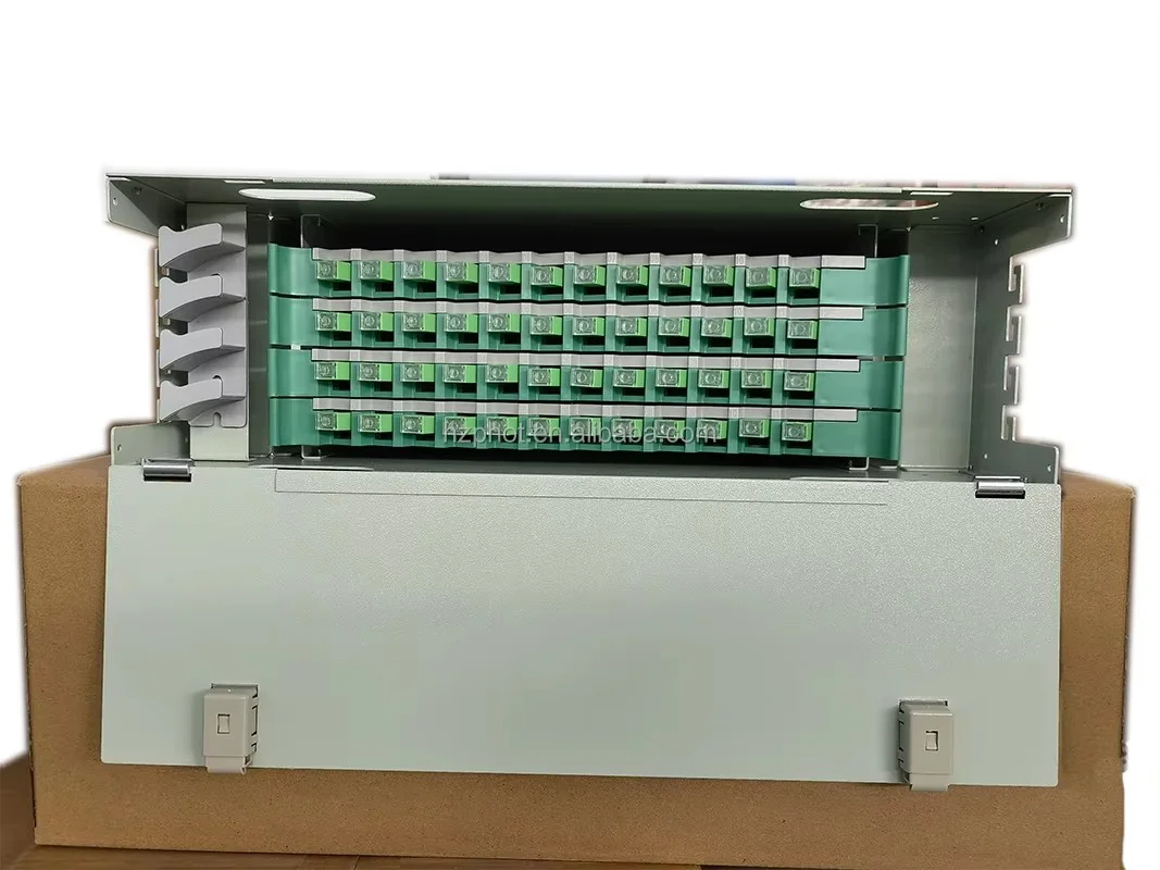 FTTX FTTH FTTR Fiber Optic Equipment 19 Inch 4U ODF Fiber Optic Rack ...