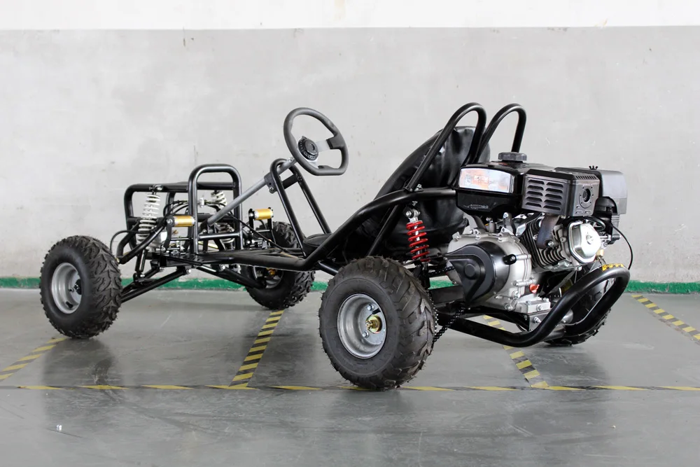 Petrol Powered 270cc Fully Shock-absorbing Small Drift Go Karting 60km ...