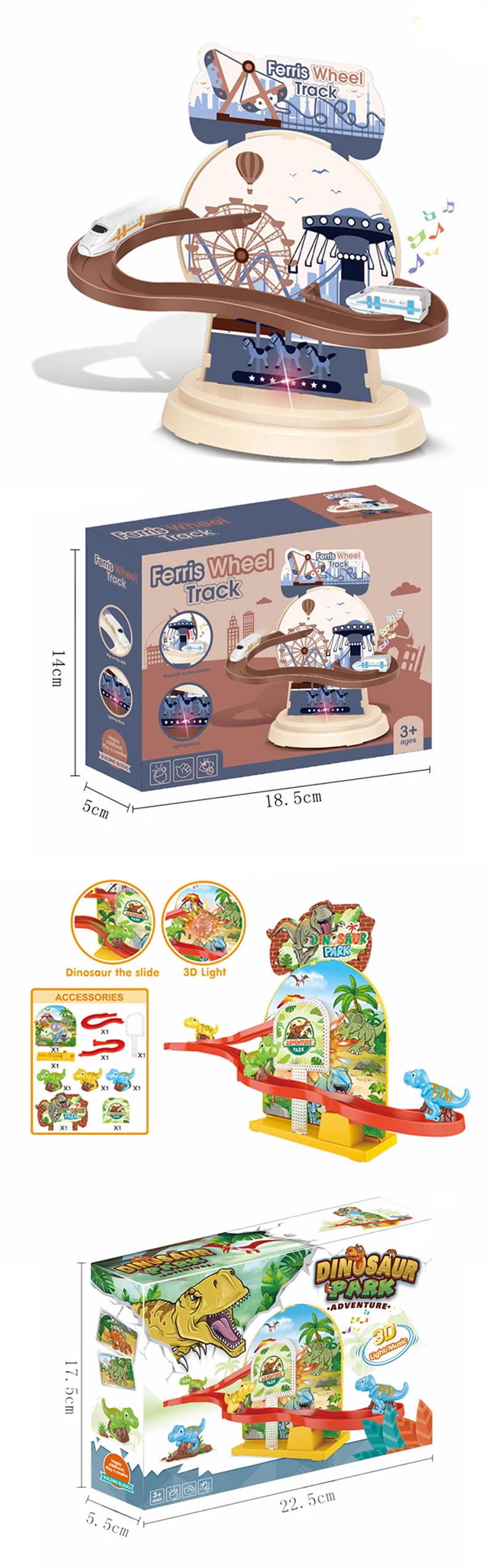 Educational Classic Montessori Building Blocks Sets Ferris Wheel Gear ...