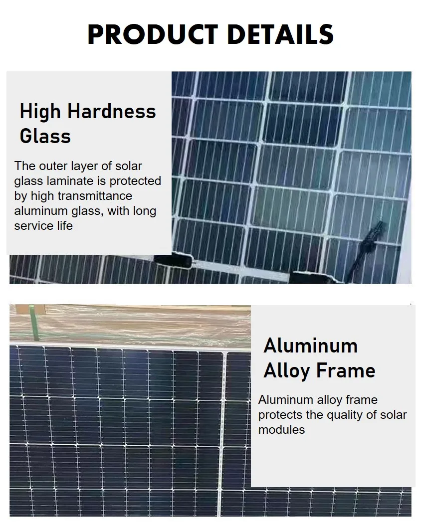 Double Sided Photovoltaic Module High Quality 530w-550 Solar Panel ...