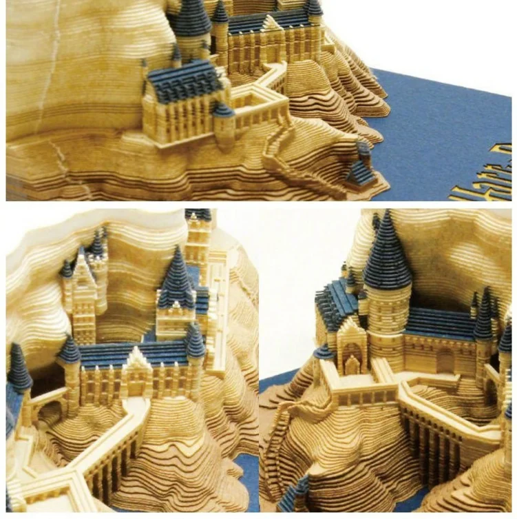 Hogwarts Castle 3D Note Paper Craft - Perfect Gift Idea