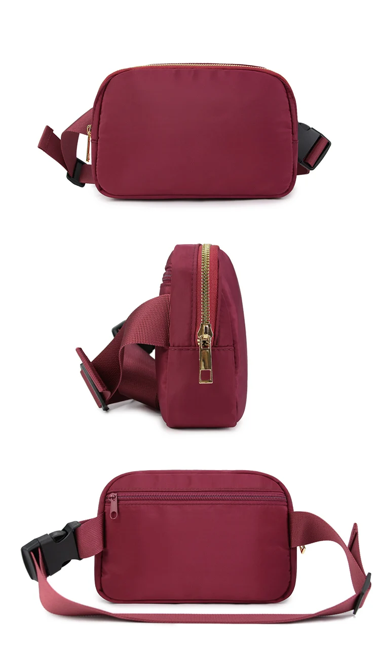 Casual Fashion Nylon Mini Fanny Pack Unisex Custom Waist Sport Bag ...