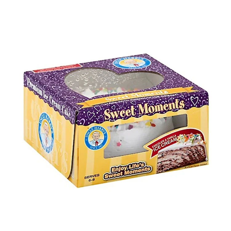 Wholesale Food Packaging Ice Cream Cake Paper Boxes Ice Cream Cake ...