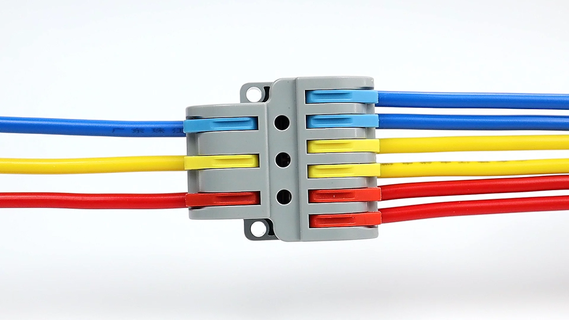 Din Rail Electrical Connector Push In 3 In 6 Out New Easy Connection ...