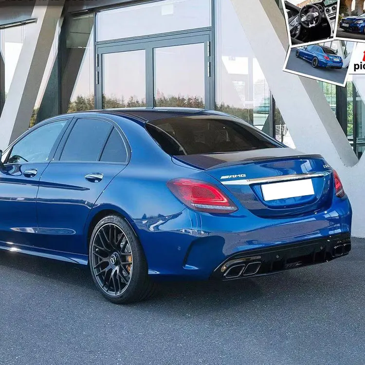 Pp Facelift Front Rear Bumper Diffuser Body Kits For Mercedes Benz W205 ...