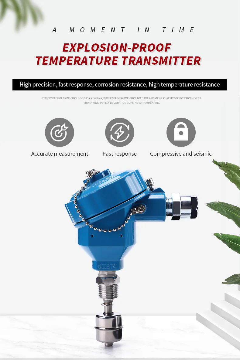 Pt100 Temperature Sensor Integrated Explosion-proof Thermoelectric ...