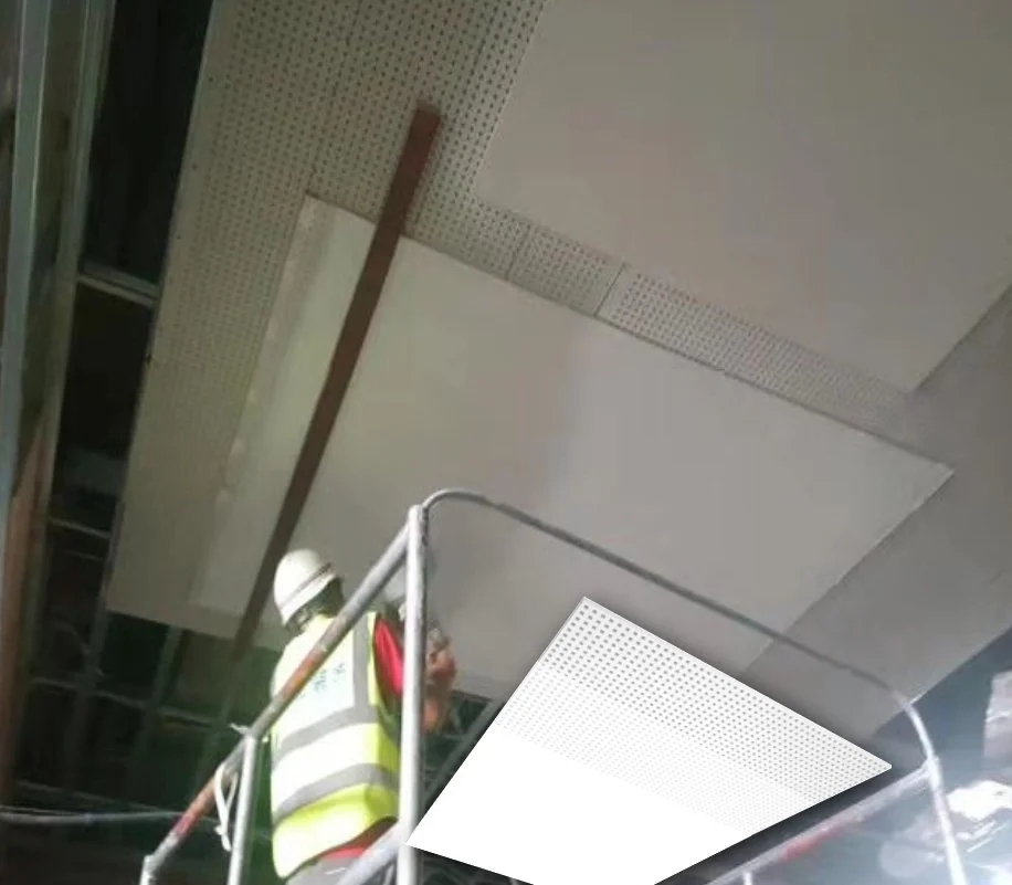New Design Monolithic Acoustical Ceiling System Drywall Grid and Wall ...