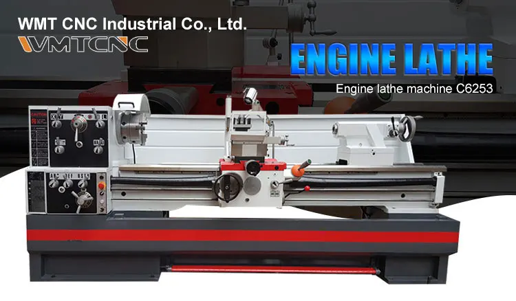 High Precision C6253 Lathe Machine - Manual & Video Inspection