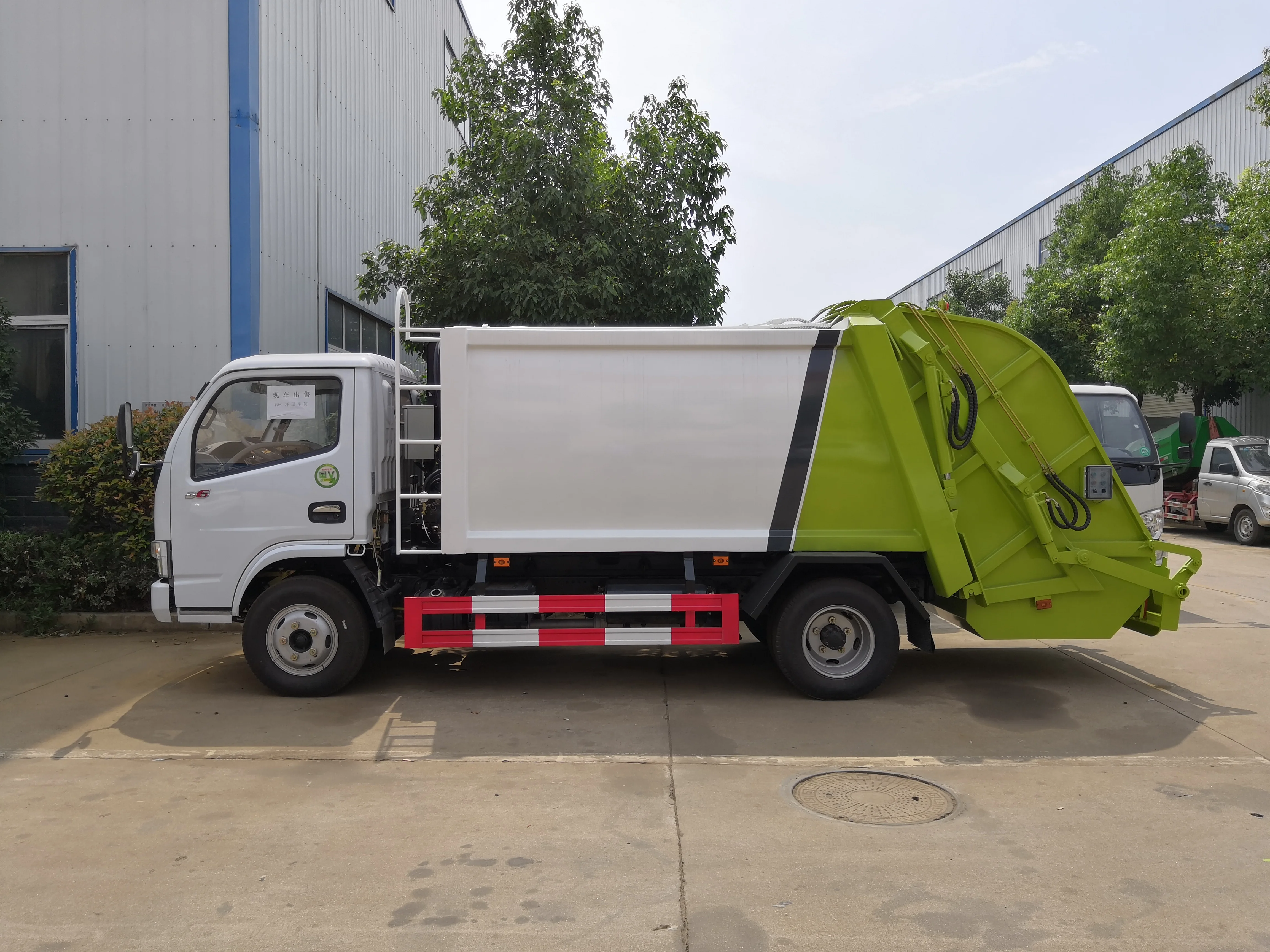 JAC 6ton 8m3 8cbm Garbage Compactor Truck Refuse Collection Compressed ...