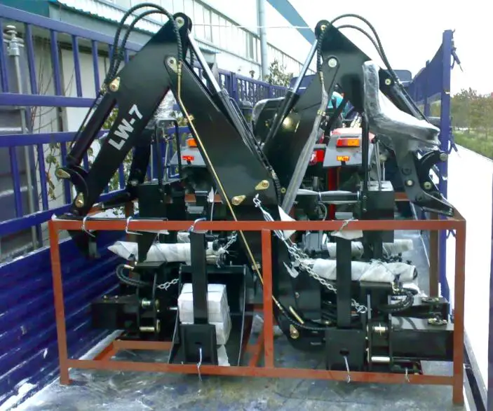 Lovol Tractor Rear Mounted Hydraulic 3-point Hitch Backhoe Attachment ...