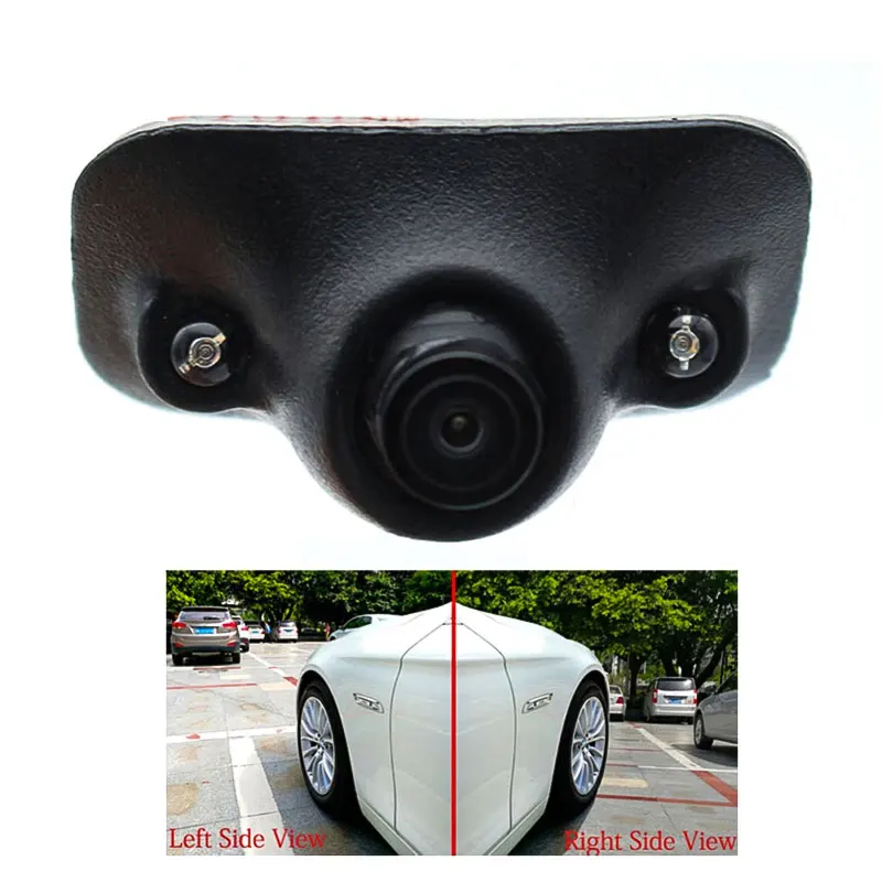 2 Ir Led Waterproof Mini Hd Night Vision Car Front Side View Camera ...