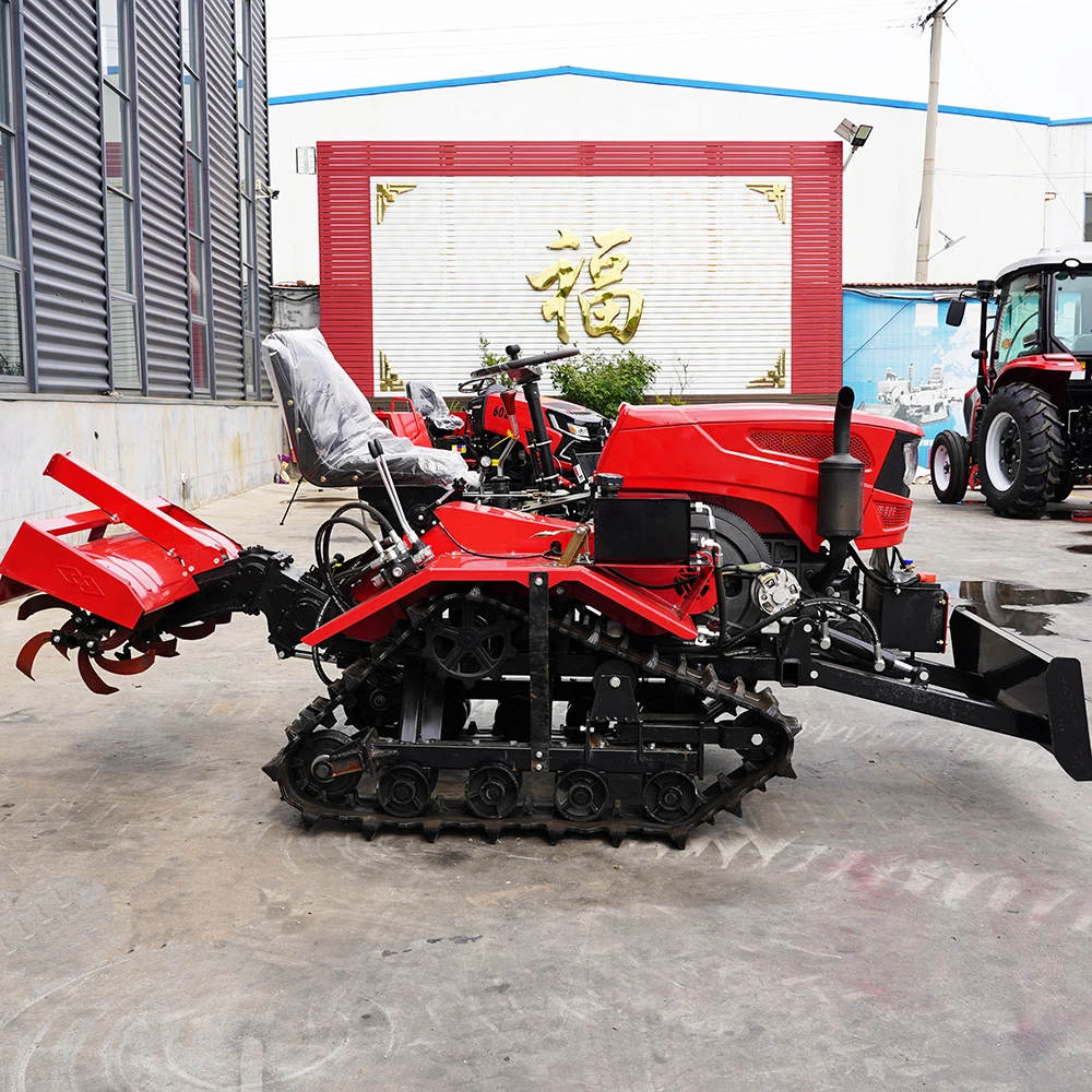 Wholesale rubber tracking tractor used in paddy and dry land mini ...