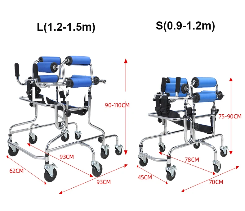 Size L Anti Rollover Disabled Children Walking Aids Hemiplegia Lower ...