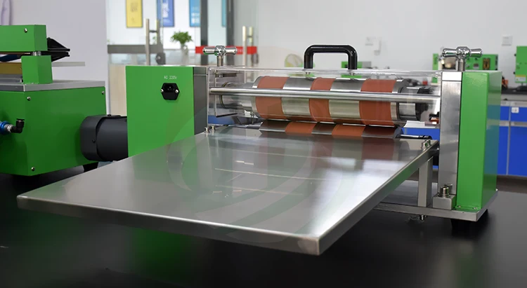 TOB Semi Auto Electric Slitting Machine for Lithium Ion Slitting ...