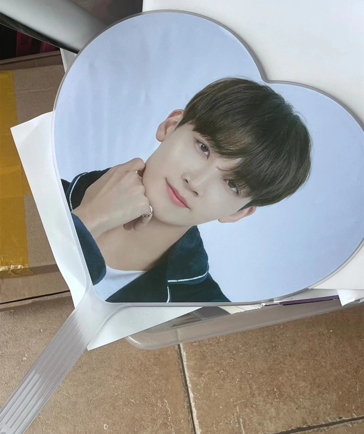 Custom New Plastic Transparent Kpop Mini Fans - Cute & Collectible