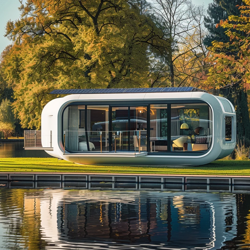 Mobile Living Container House - Fast Install Space Capsule