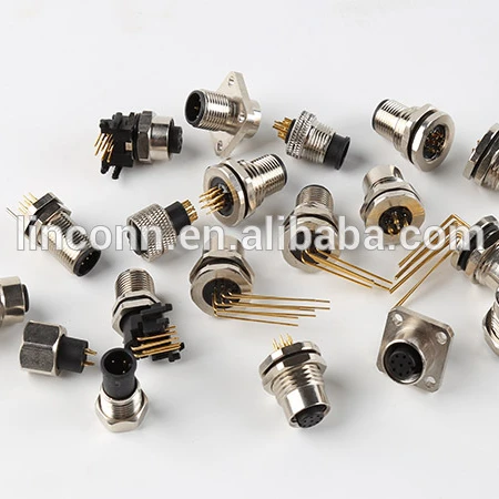 M12 Male Female Plug Socket Cable M12 Sensor Electrical Wire Connector ...