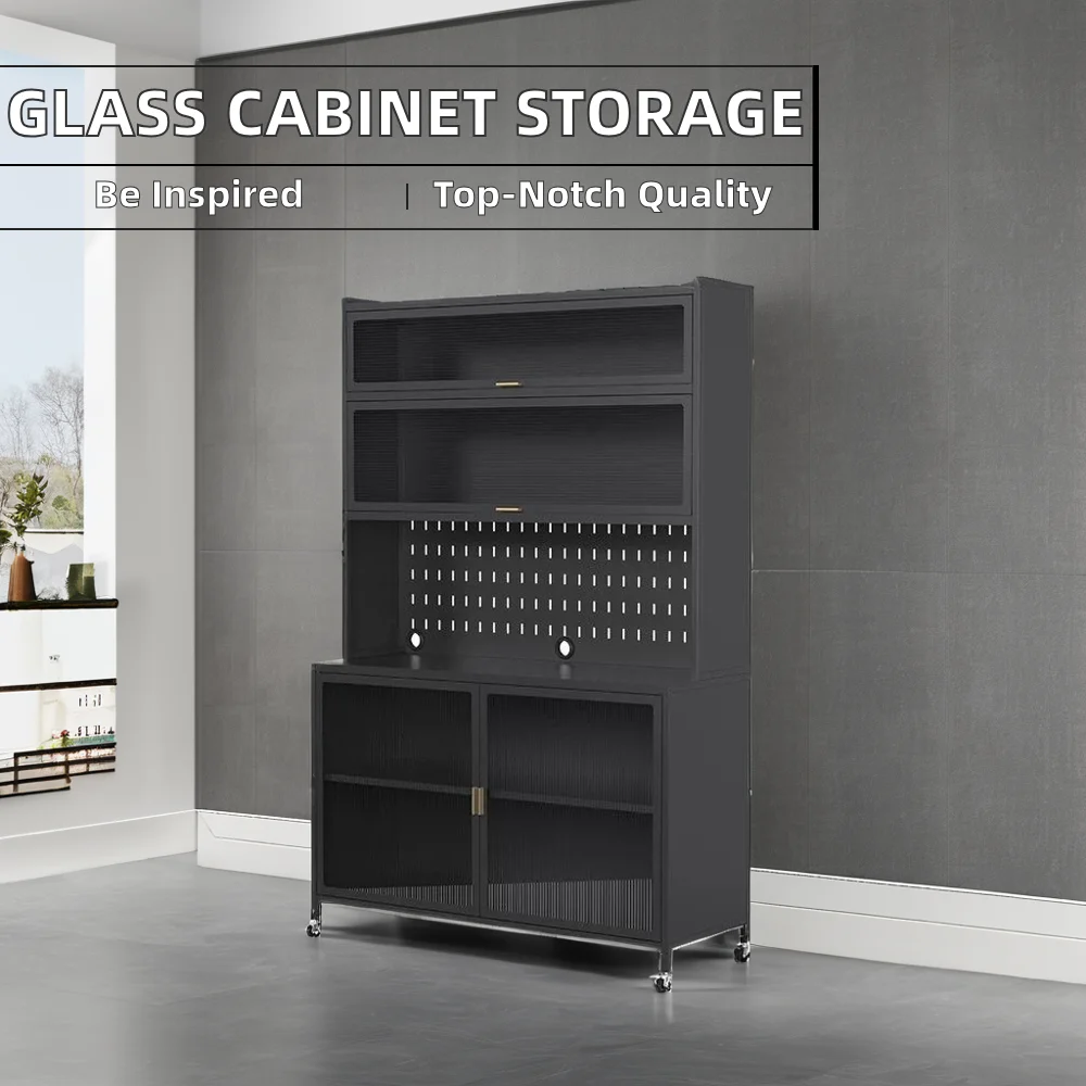 Modern Design Steel Kitchen Storage Cabinet Metal Furniture for ...