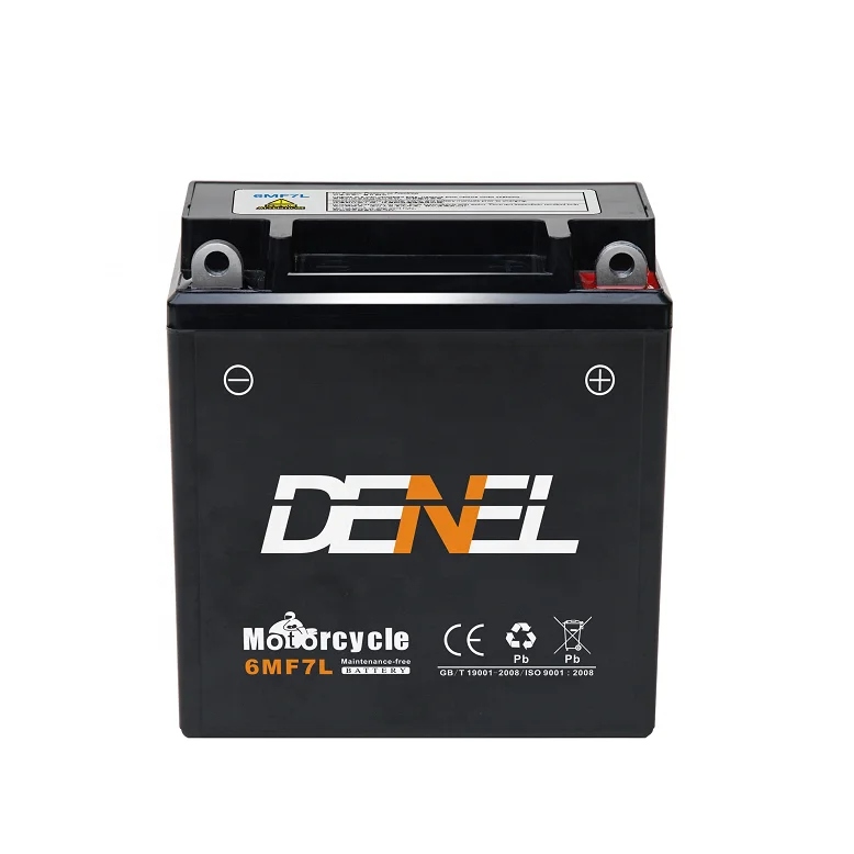 Motorcycle Denel Battery - 12V7AH Full Power Solution