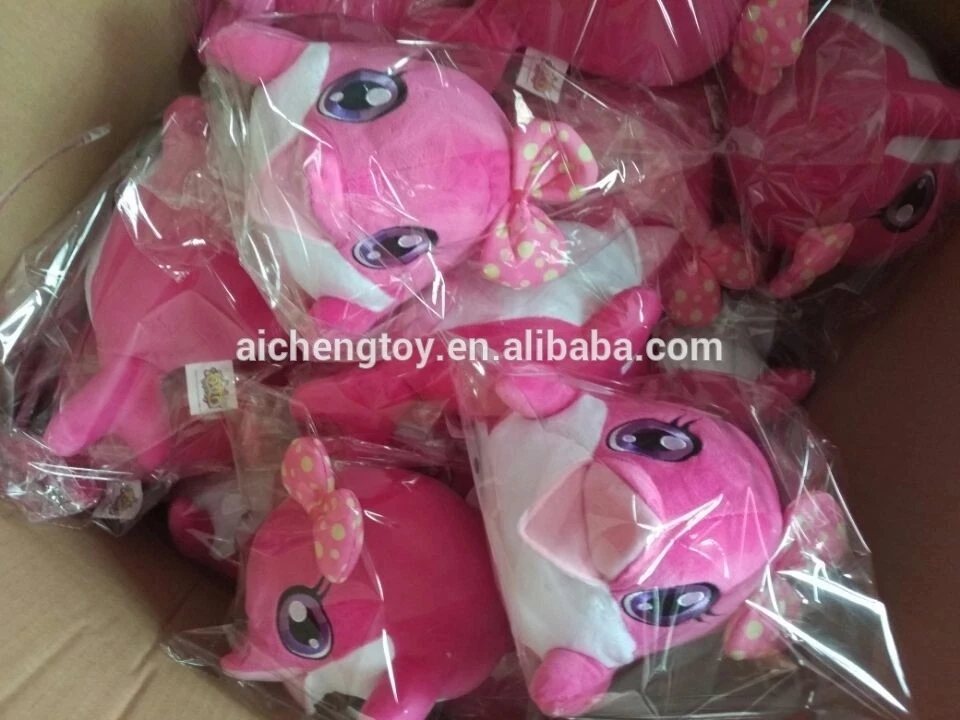 Custom Size The Whale Pink Squish Plush Pet Cute Large Squish Stuffed ...