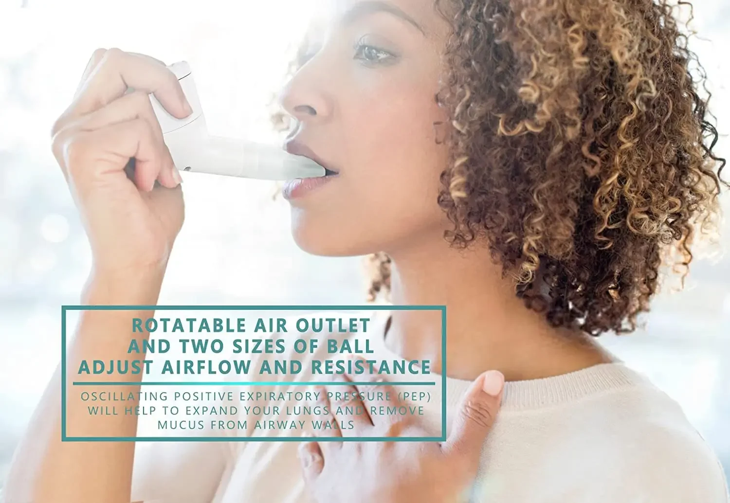 First Aid Outdoor Handheld Lung Breathing Trainer Breathing Exercise ...