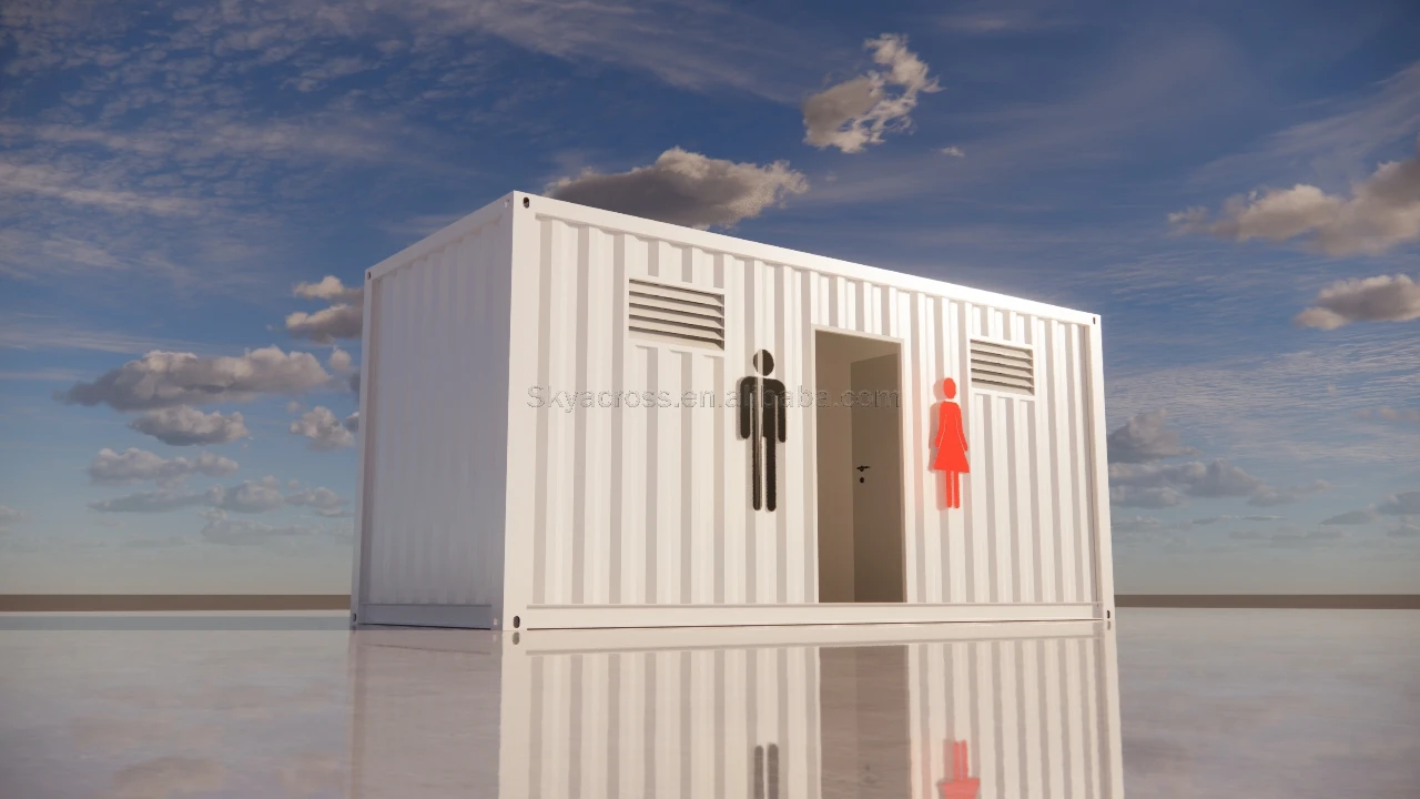 Mobile Prefab Modular Container Toilet - Portable Restroom