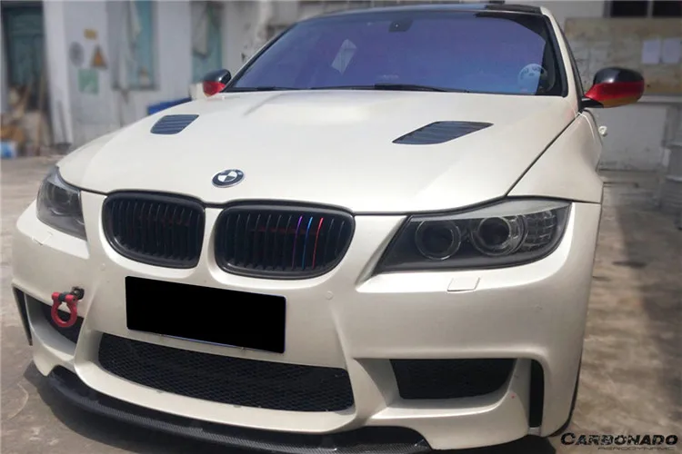 Carbonado Partial Carbon Fiber Vs Style Hood Bonnet Forbmw 09-12 E90 4 ...