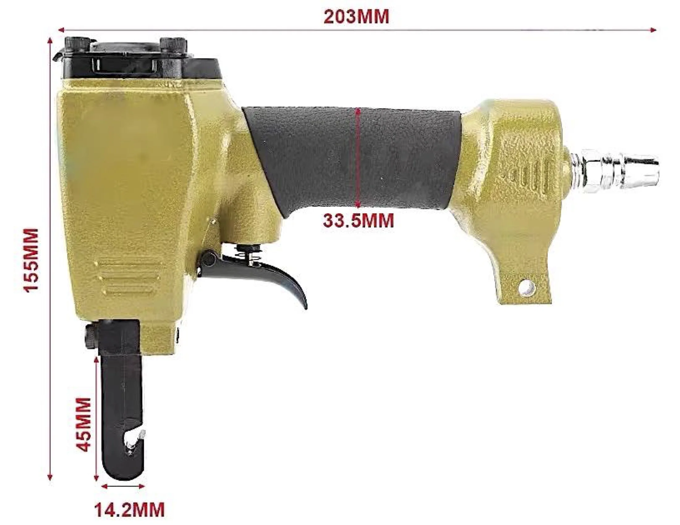 TY89518 Pneumatic Crimper for Cable Clips - Durable & Efficient