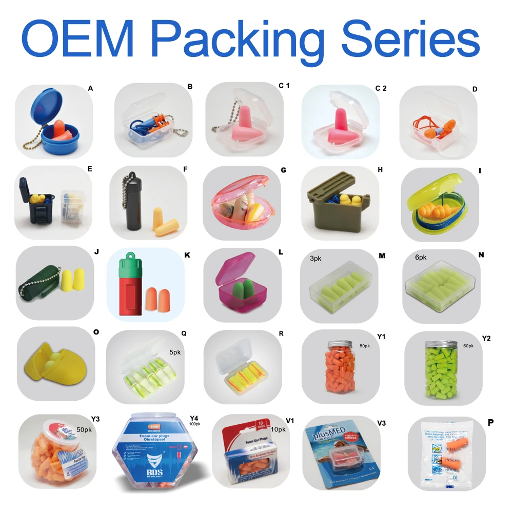 Noise Obsorbing Reduction Industrial Safety Hearing Protection Earplug ...