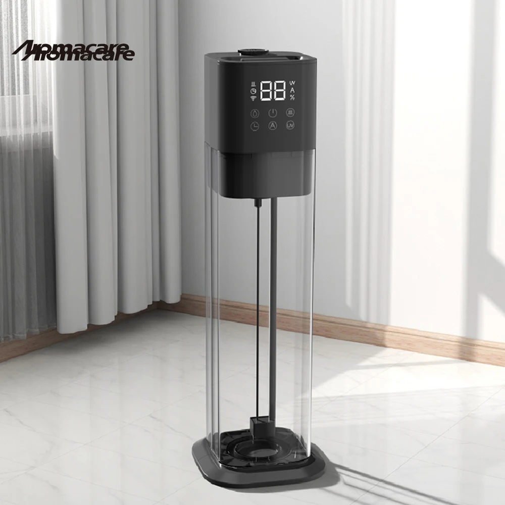 Aromacare Home Plant 10l Floor Standing Warm Mist Large Room Humidifier ...