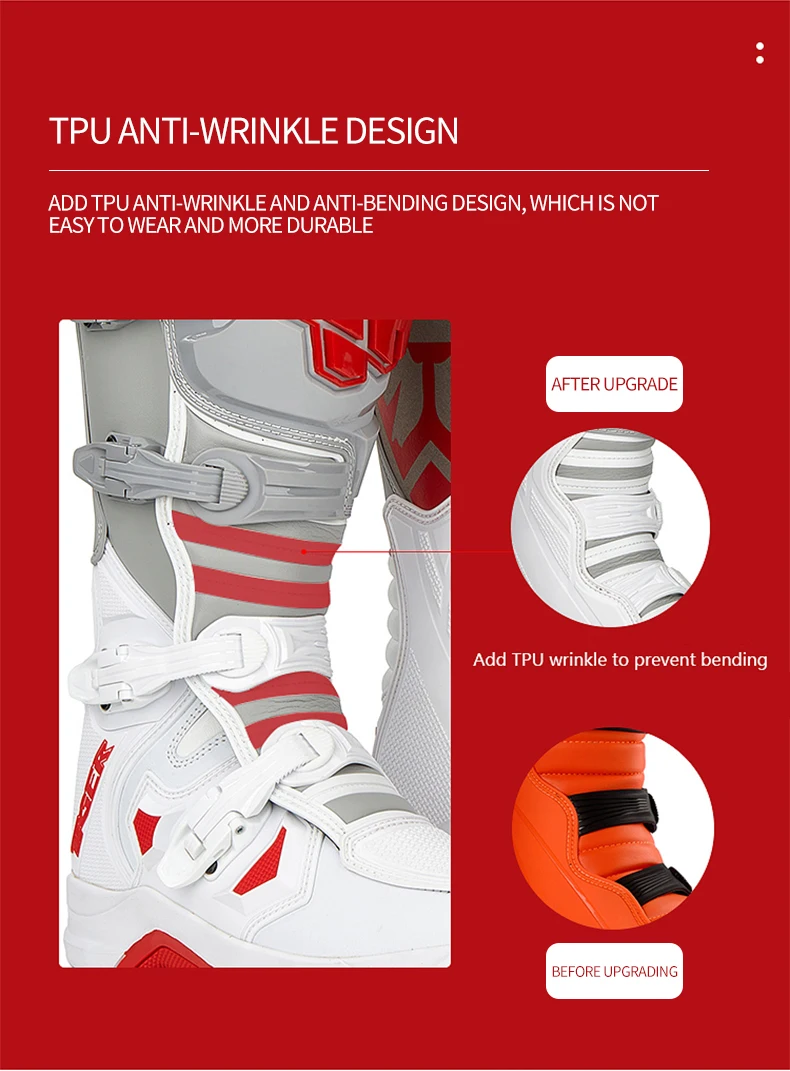 Tiger T3 New Product Adult Motorcycle Racing Boots Motocross Off-road ...