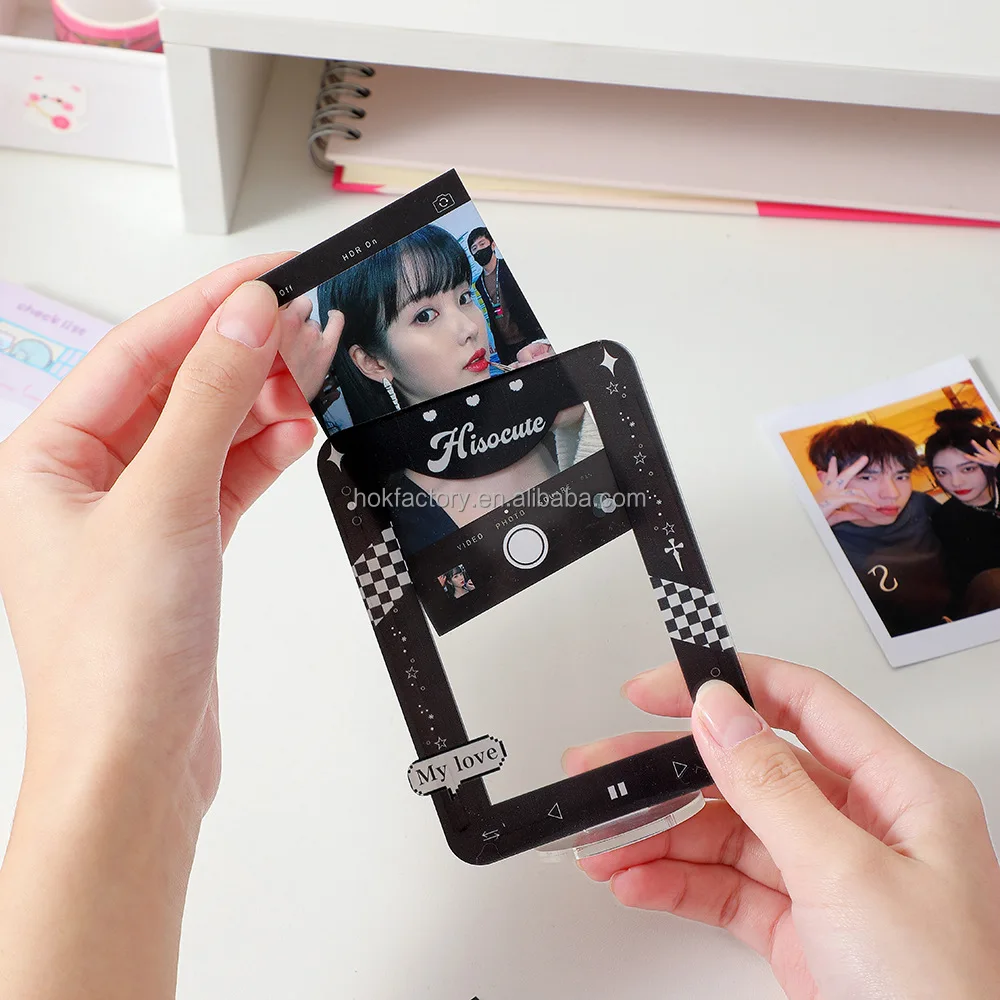 Hot Kpop Product Acrylic K-pop Mini Photo Frame Card Holder Stand Kpop ...