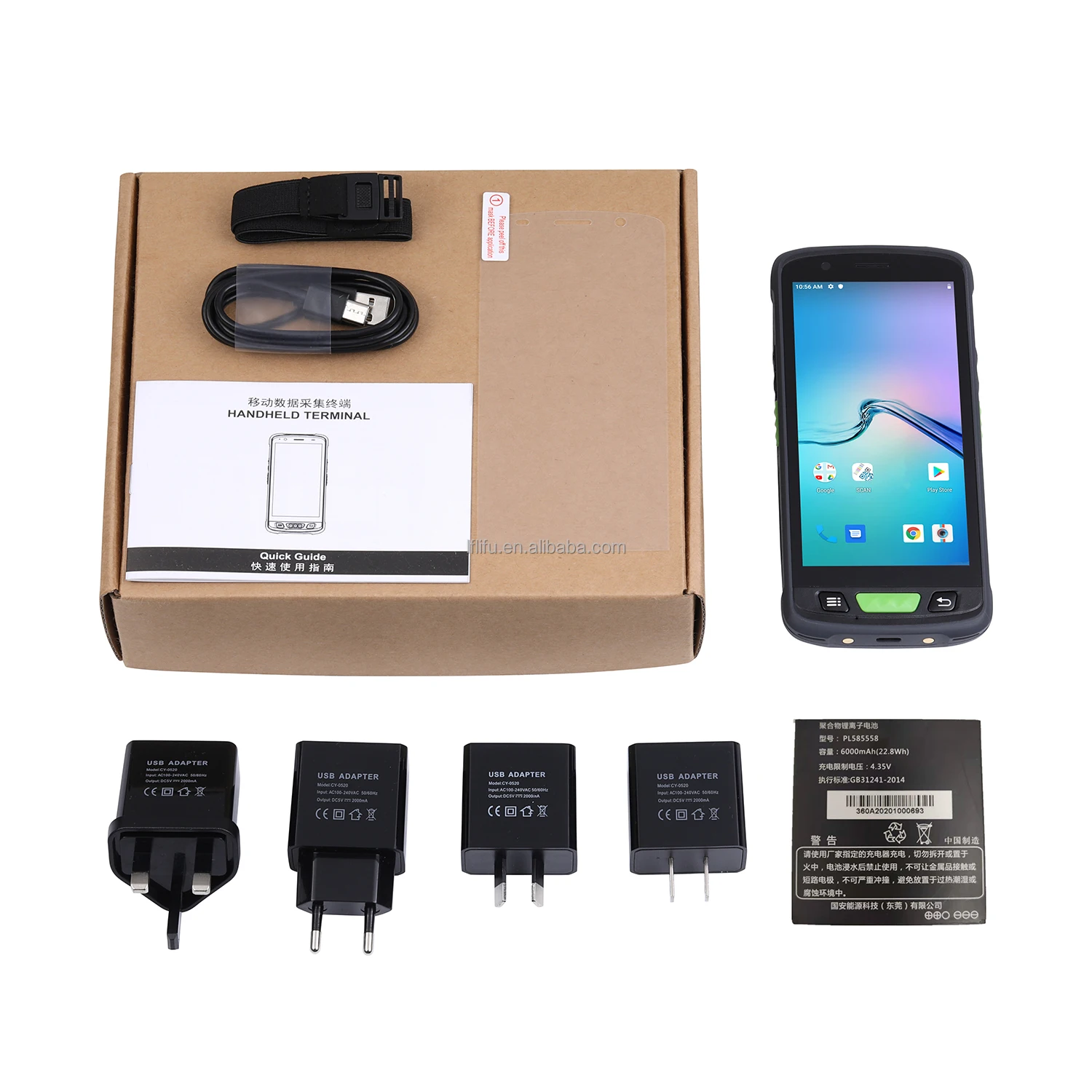 Sunlight Readable Droproof Android Barcode Scanner Nfc Rfid Reader 4g ...