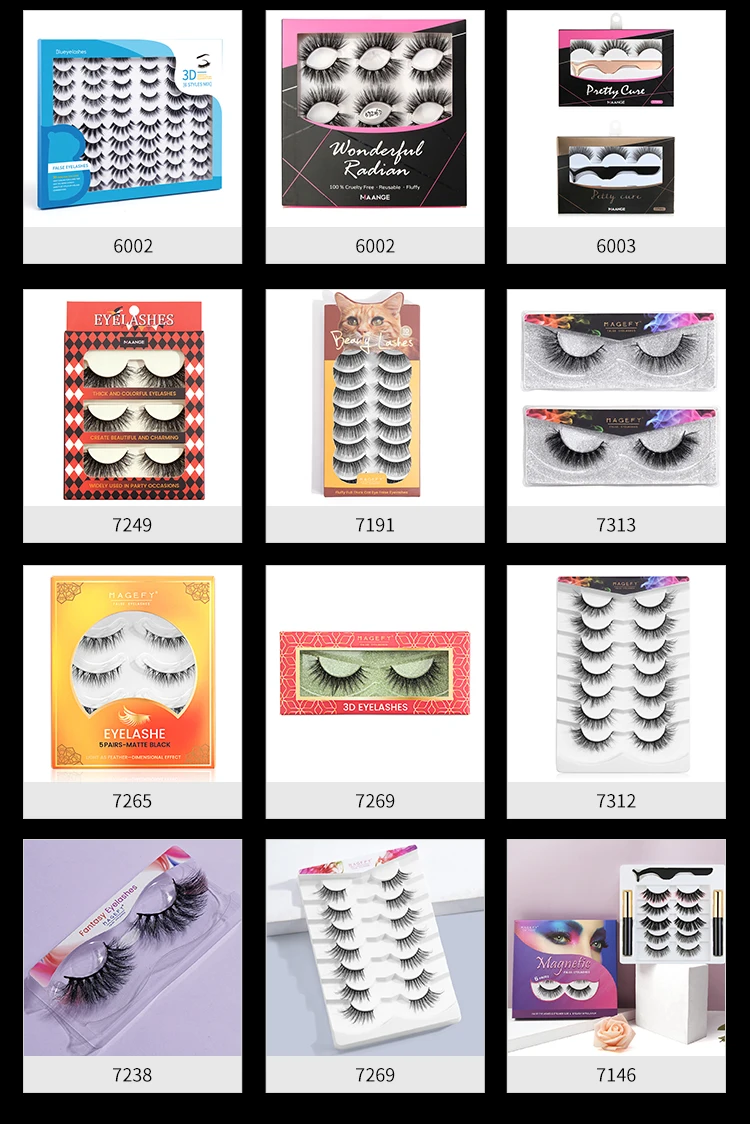 MAGEFY Eye Lashes - Wholesale Reusable Self Adhesive False Eyelashes