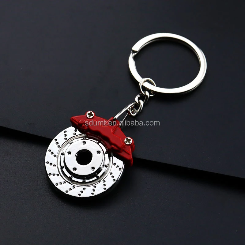 Metal Small Gifts Keychain For Customers Customized Car Brake Disc Key ...