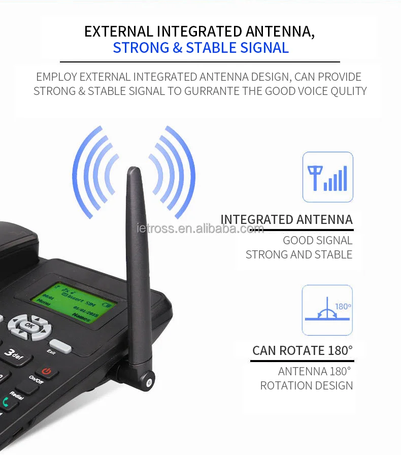 Quad Band Gsm Desktop Gsm Phone Dual Sim - Multi-language
