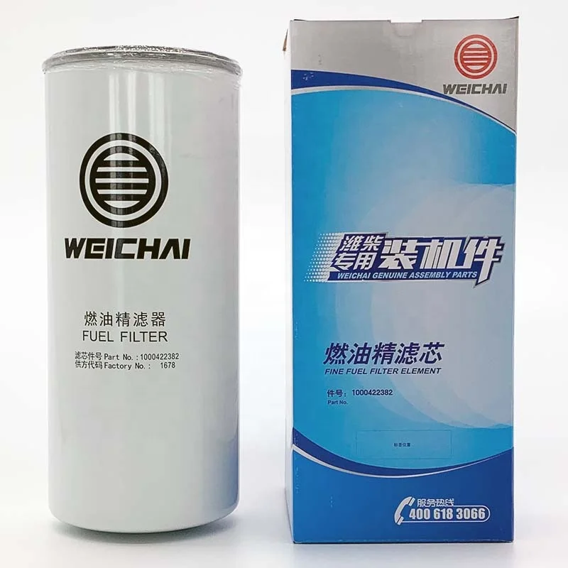 SINOTRUK HOWO Truck Parts 612630080087 Weichai WP10 WP12 Fuel Filter ...