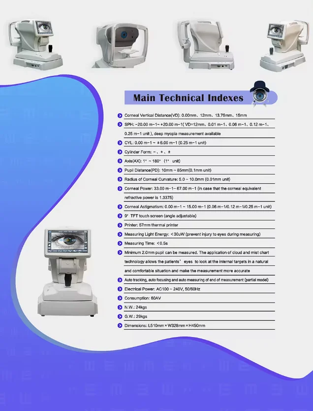 Autoref Autorefractor Keratometer Optical Auto Ref Keratometer ...
