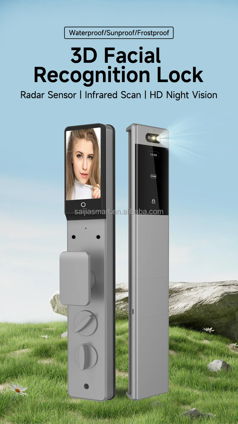 Smart Security: 3D Face Recognition Door Lock with Camera