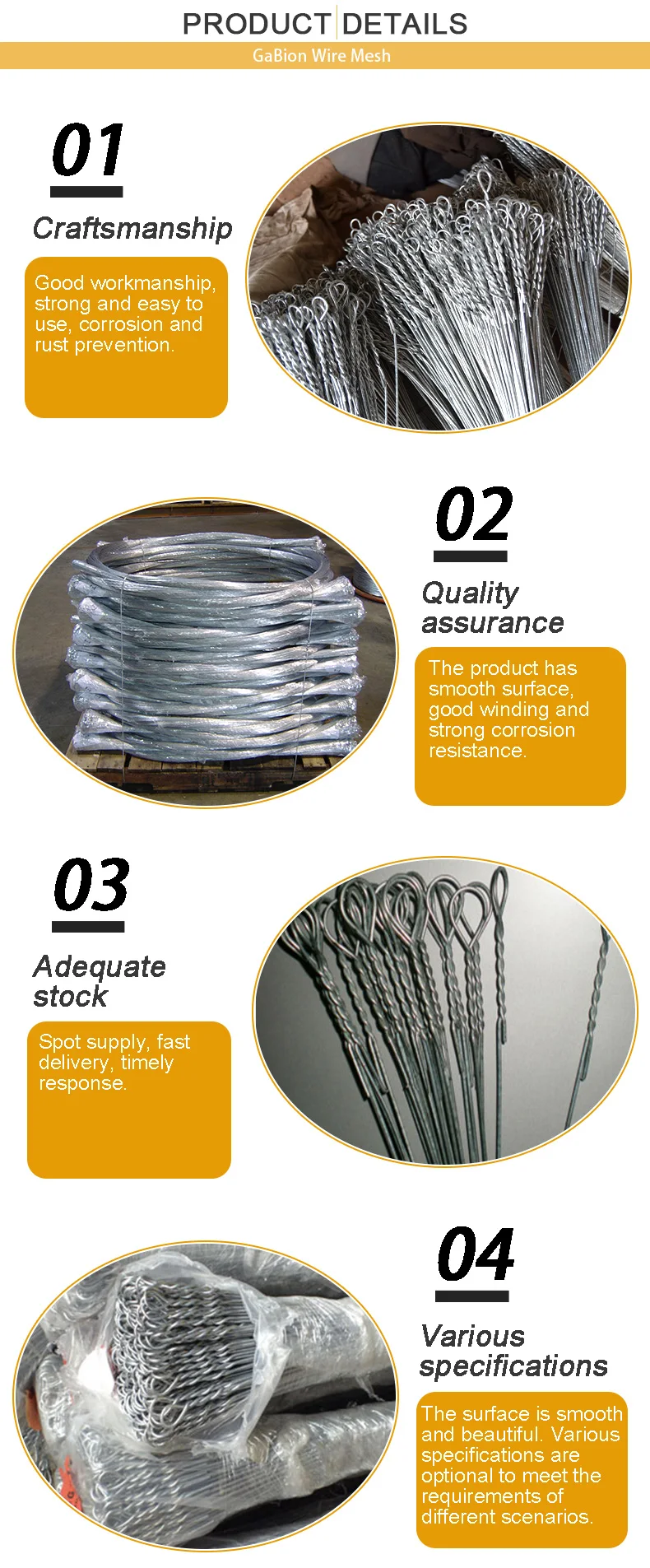 Galvanized Single Loop Bale Ties Quick Link Wire For Cardboard ...