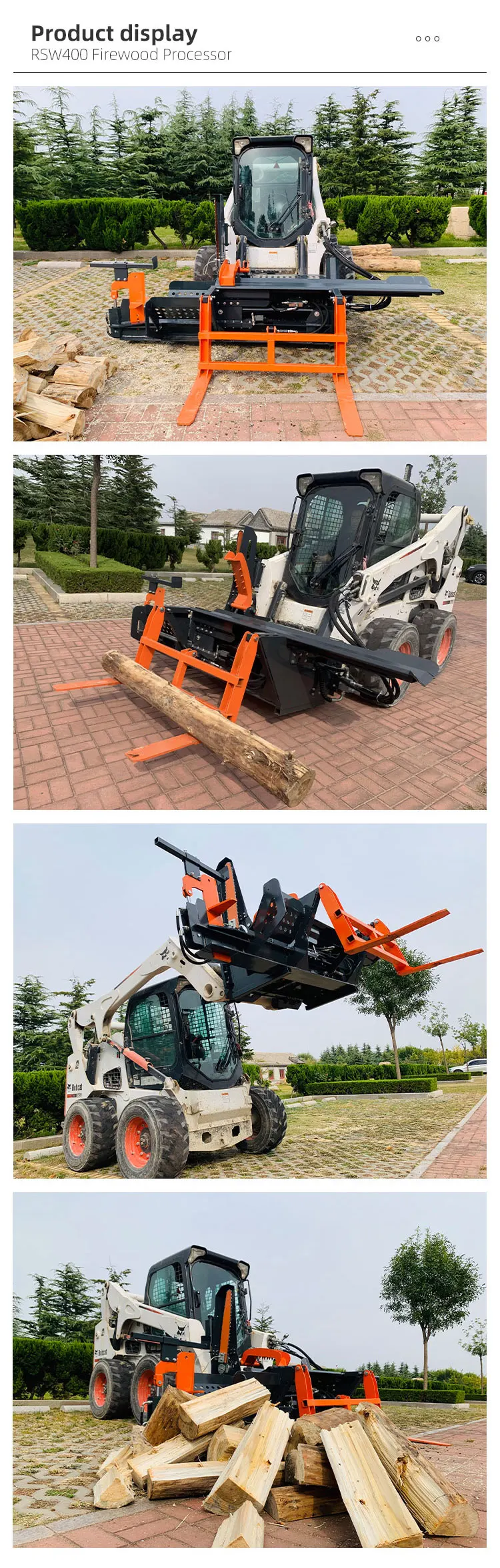 14ton Excavator Mounted Wood Processor With 500mm Diameter - Buy ...
