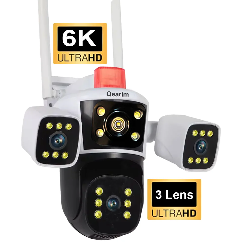 16MP Four Lens Three Screen 10x Zoom Wifi Camera - Secure Your Home